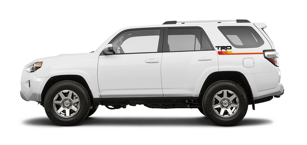 4Runner Side TRD Decal with Classic Racing Stripes – Overland Styles